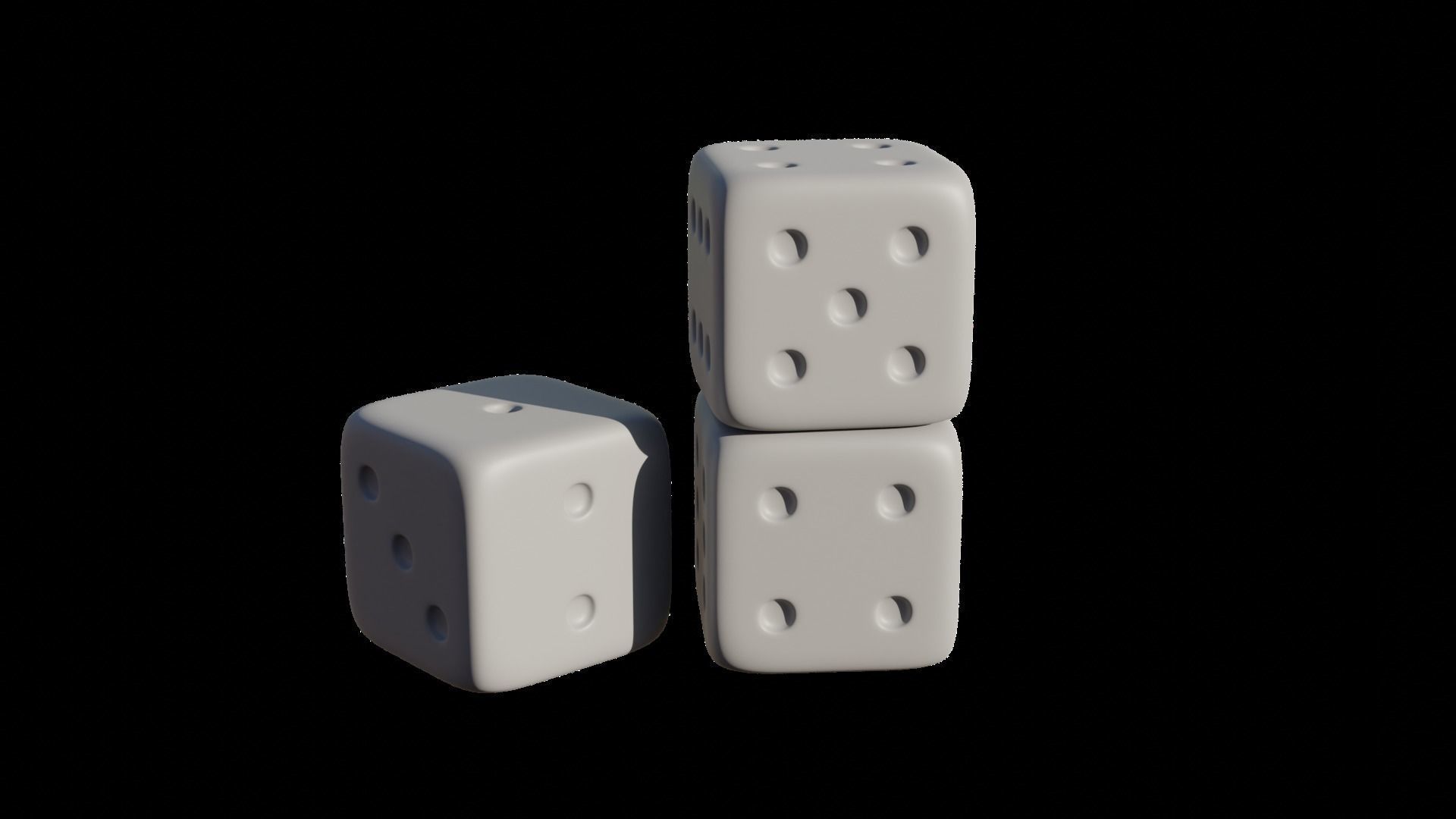 Gaming Dice free 3D model | CGTrader