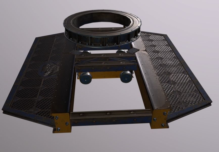 3D model Crane Engine Platform VR / AR / low-poly | CGTrader