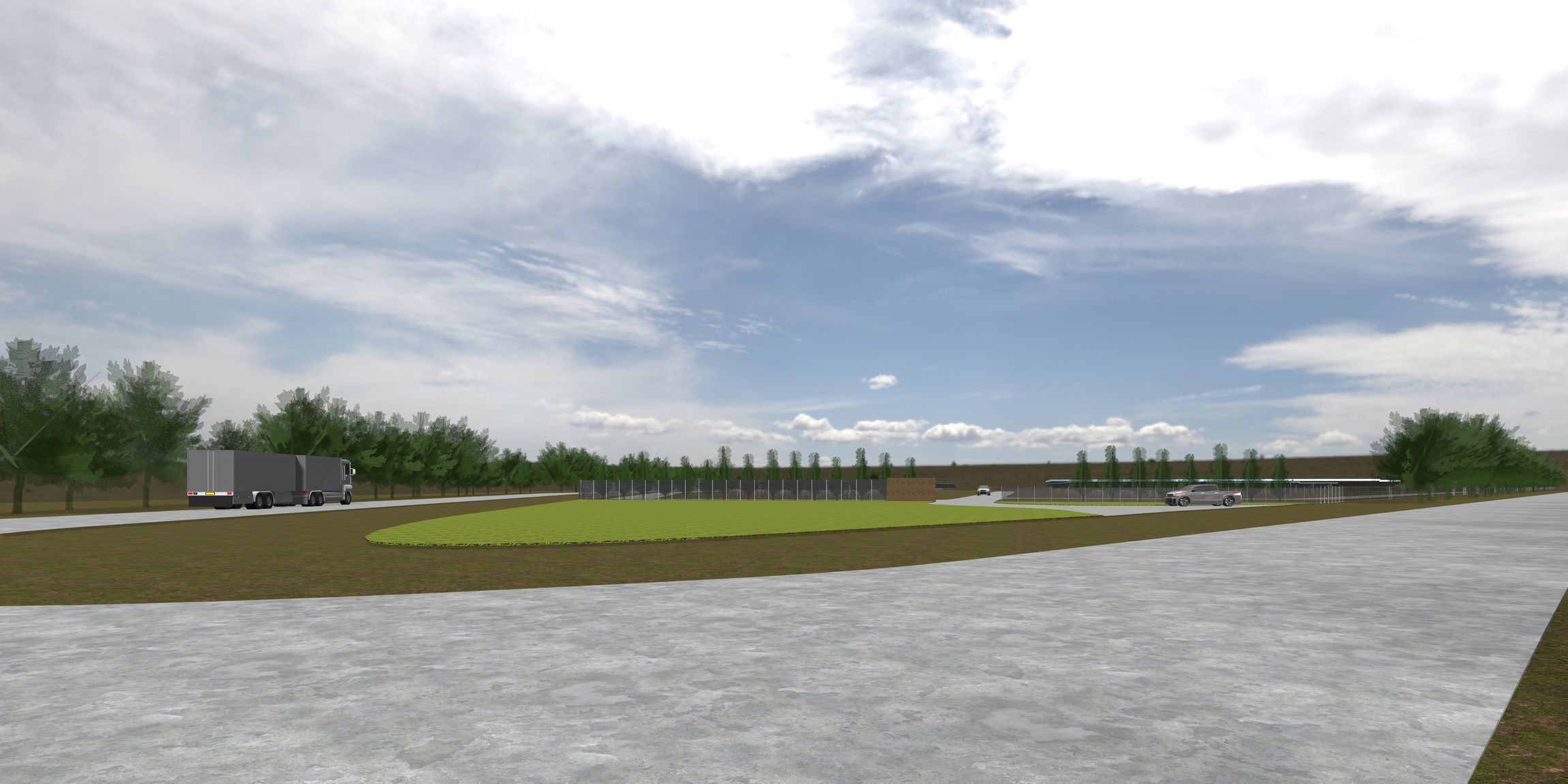 Solar farm layout 3D model | CGTrader