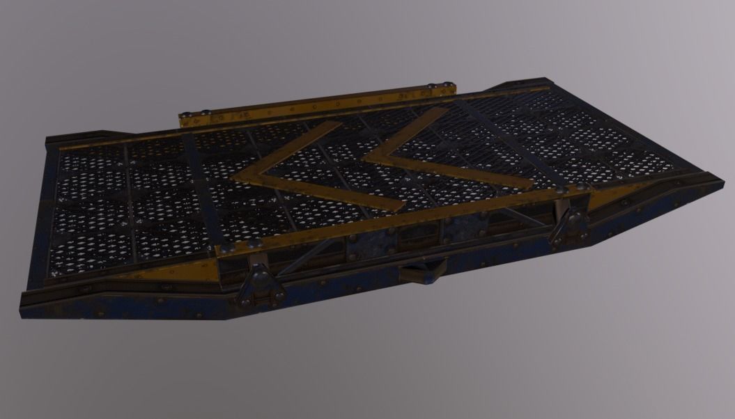 3D model Crane Ramp VR / AR / low-poly | CGTrader