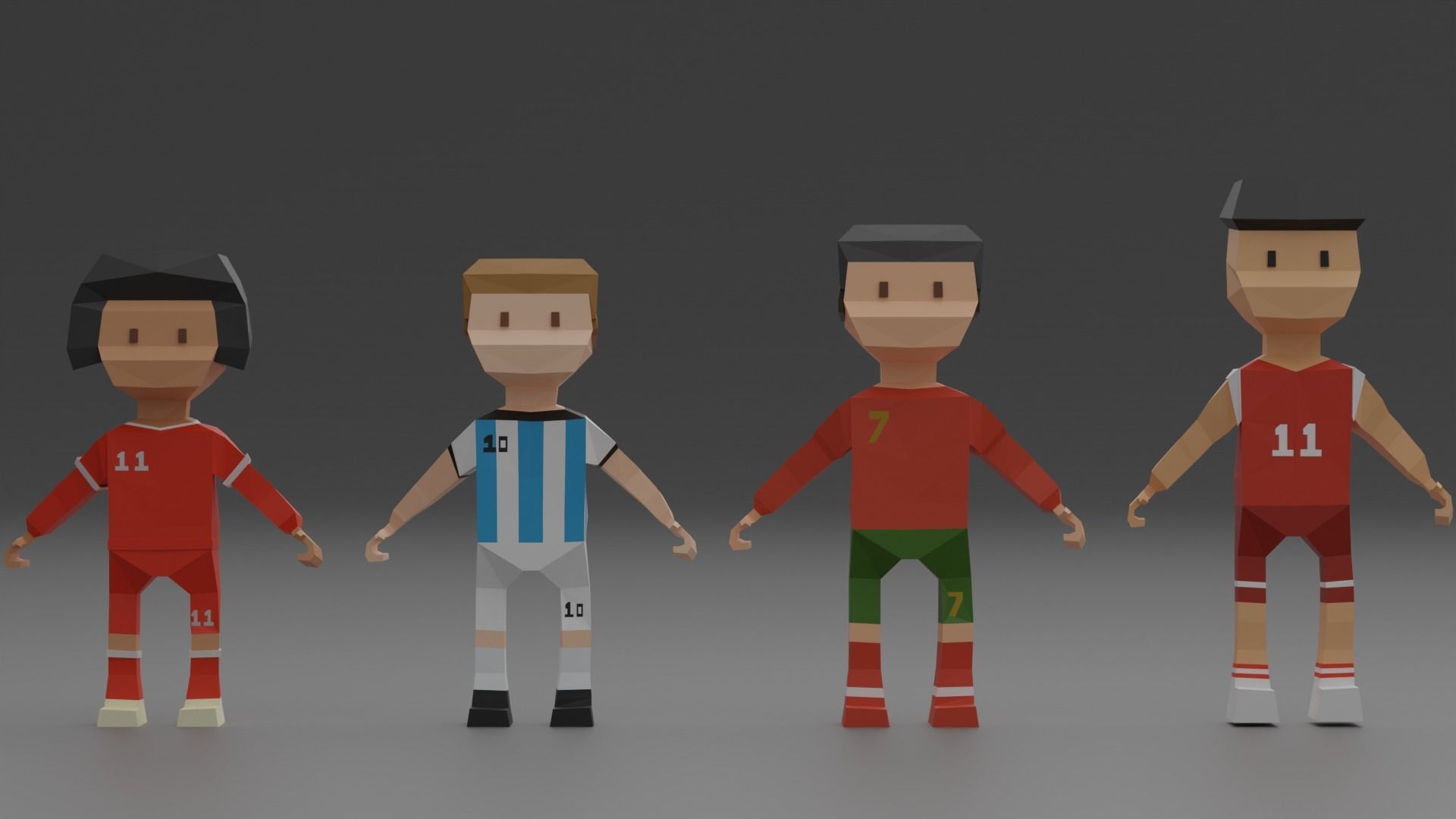 3D model characters VR / AR / low-poly | CGTrader