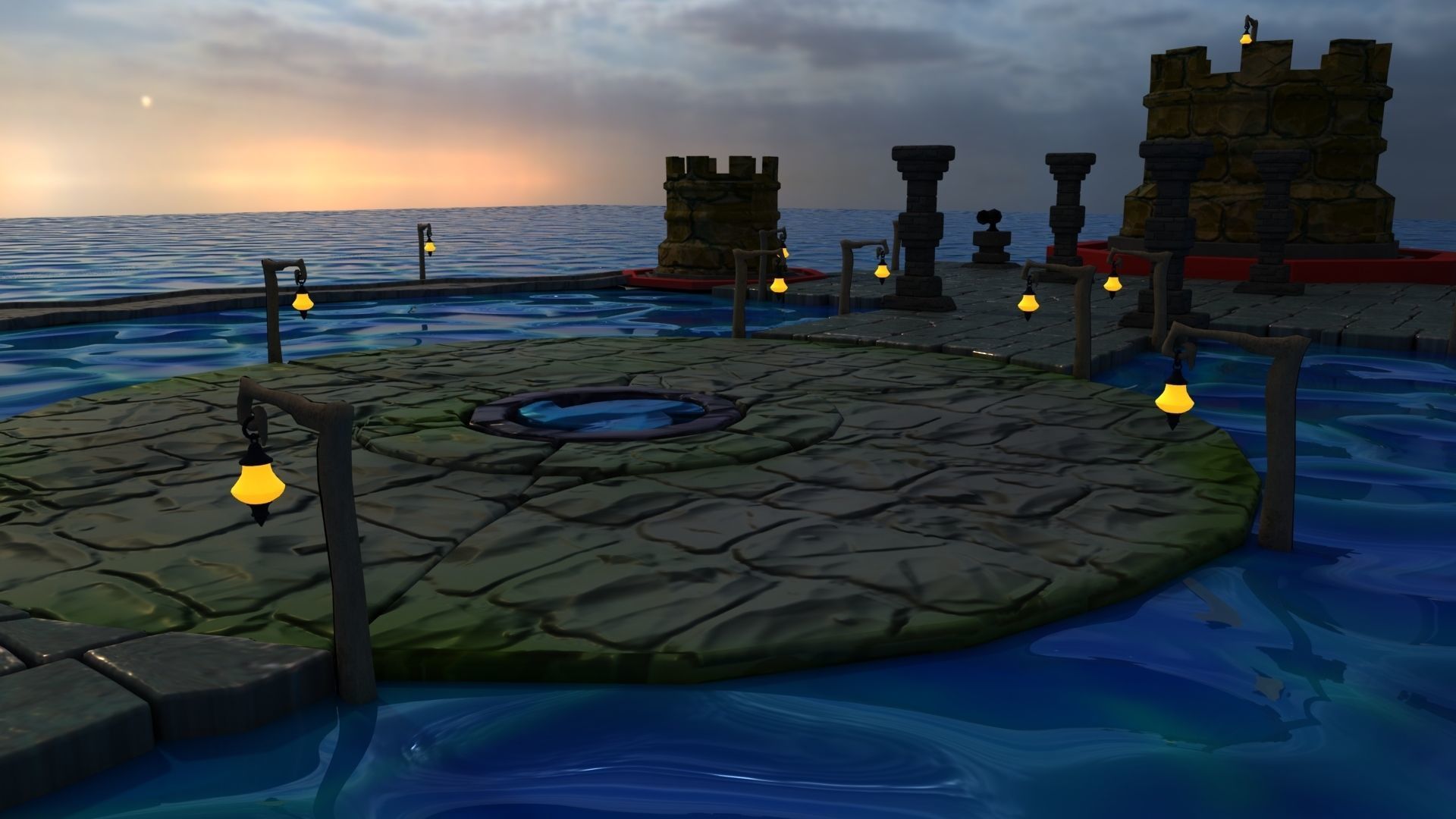 3D model 3D Game Environment VR / AR / low-poly | CGTrader