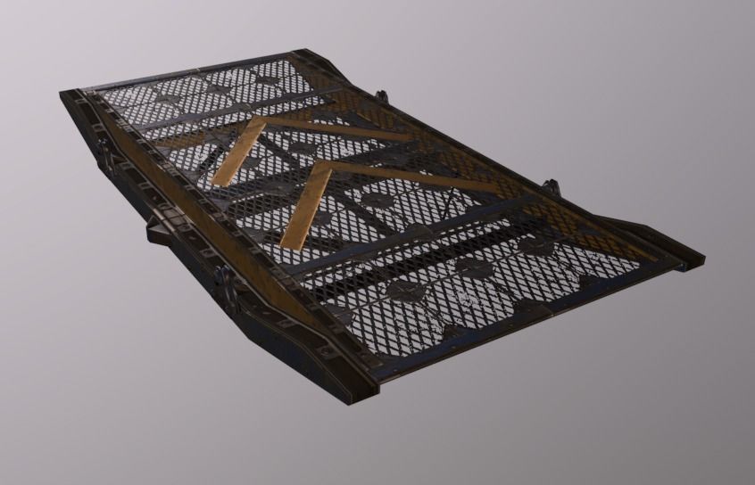 3D model Crane Ramp HideoutVariant VR / AR / low-poly | CGTrader