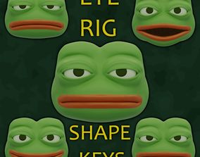 Rigged Pepe 3D Models | CGTrader