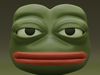 3D model Pepe the Frog Realistic and Cell Shaded - Eye Rig and Shape ...