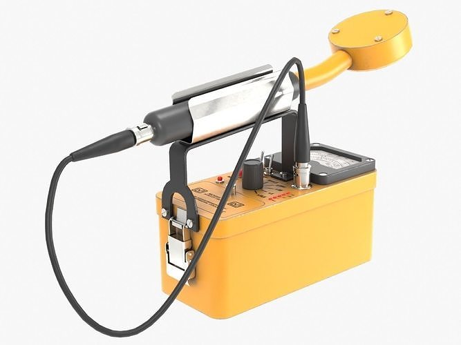 3D model Radiation Survey Meter VR / AR / low-poly | CGTrader