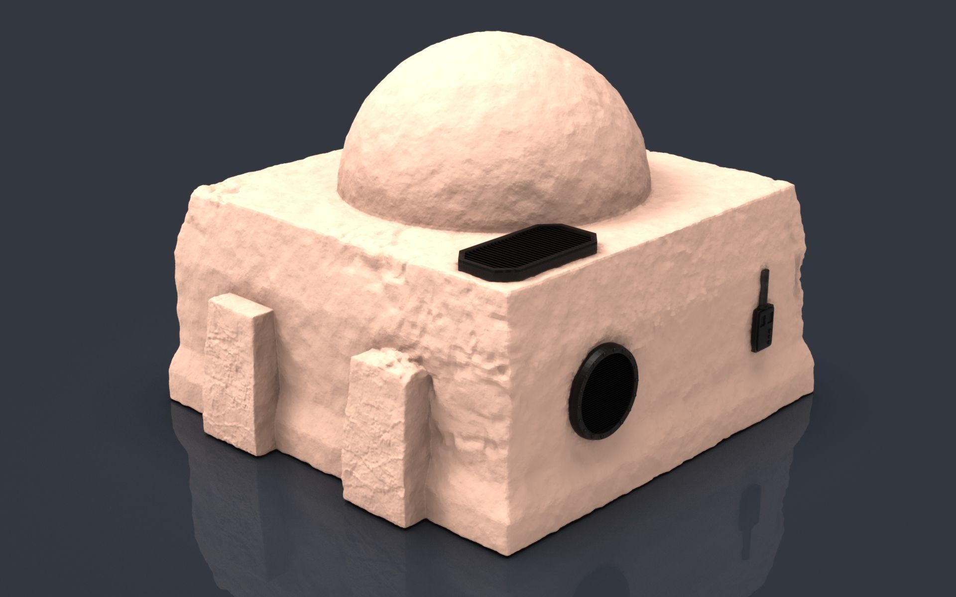 Star wars Tatooine Building pack for print 3D model 3D printable | CGTrader