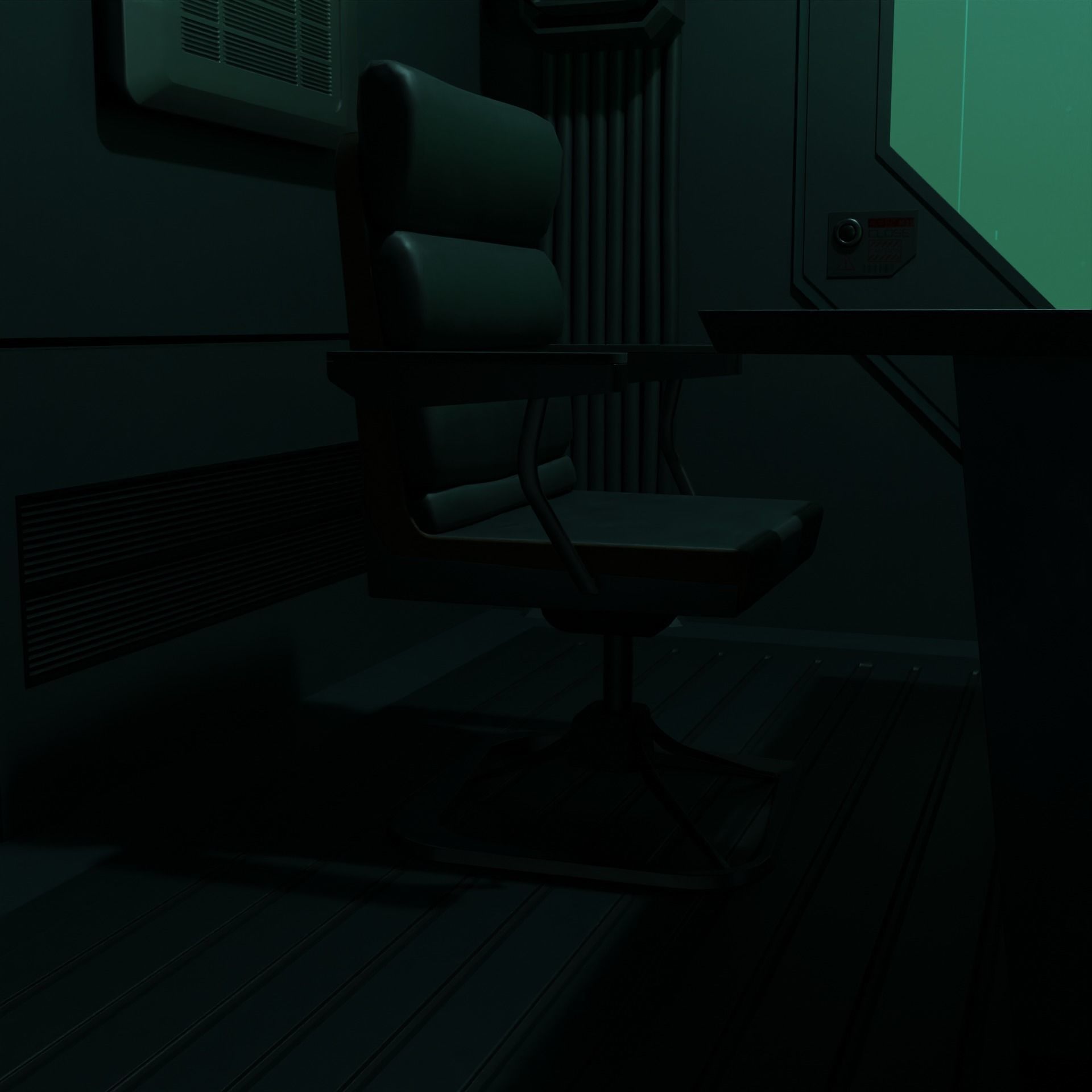 Futuristic Interrogation Room 3D model | CGTrader