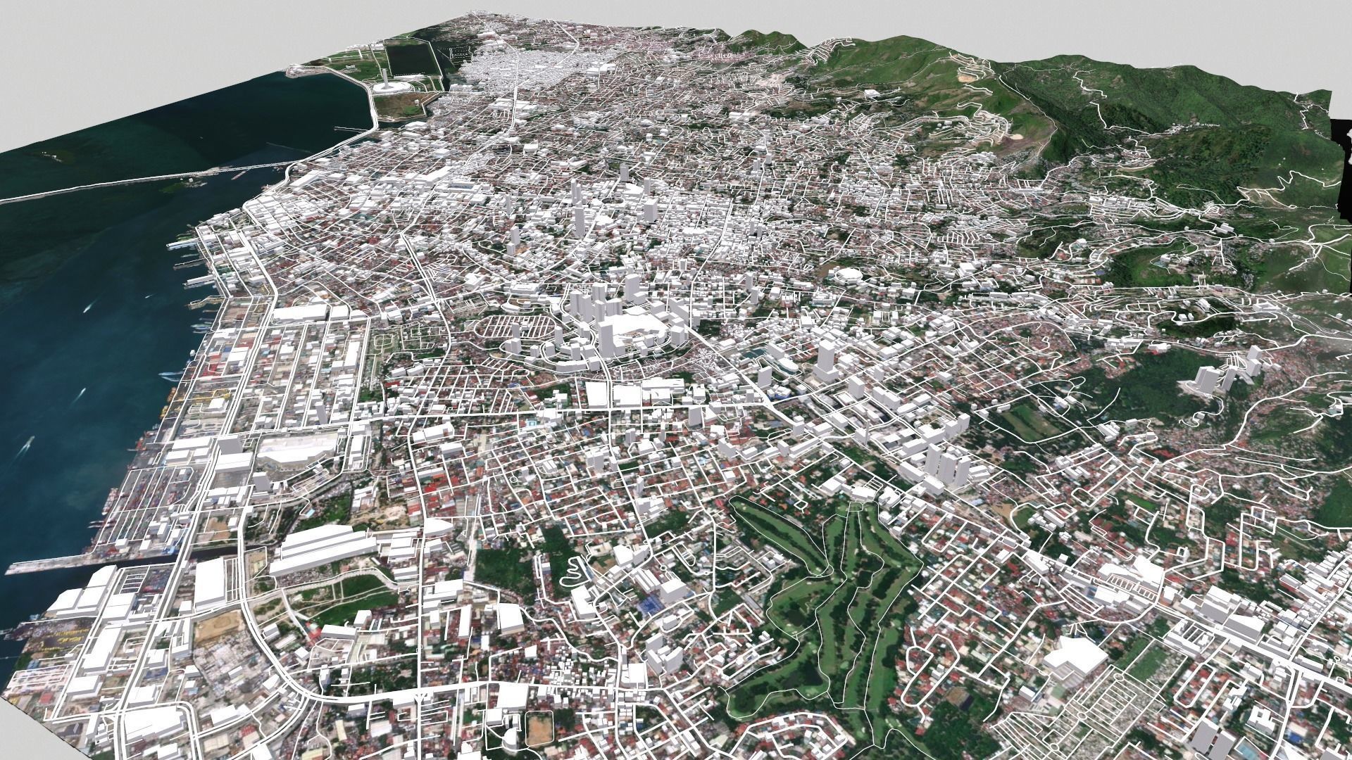 Cityscape Cebu Philippines 3D model | CGTrader
