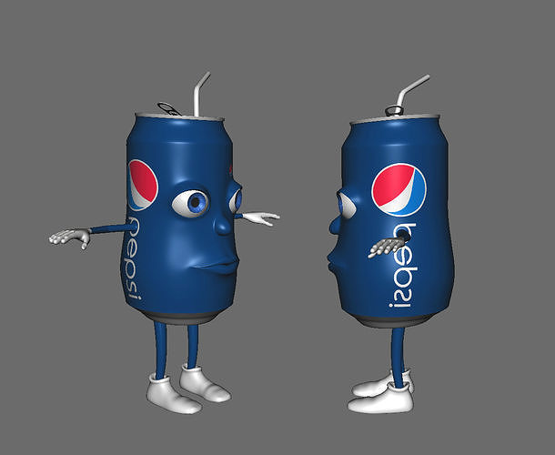 Can Cartoon free 3D model | CGTrader