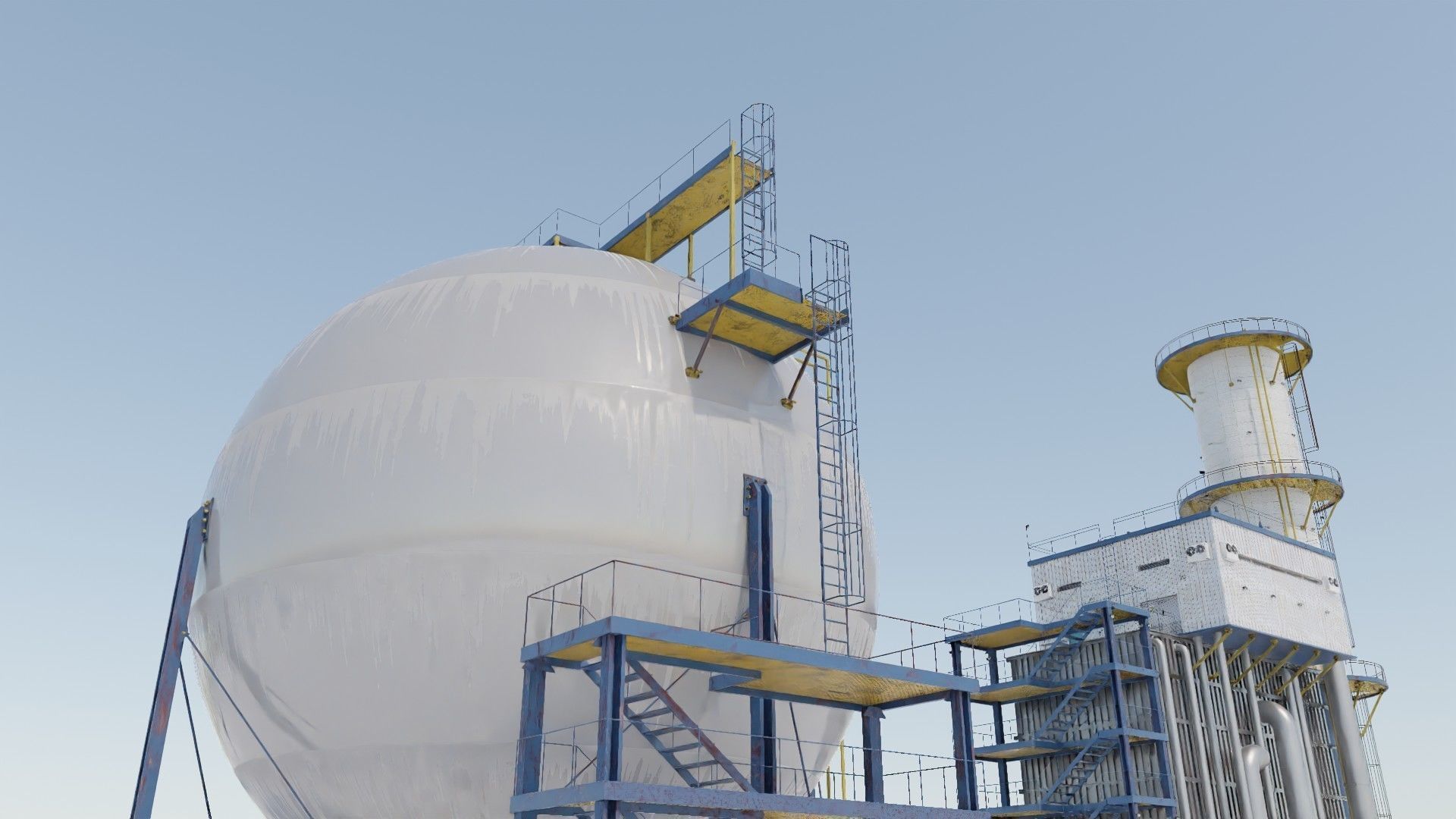 Refinery Collection 1 3D model | CGTrader