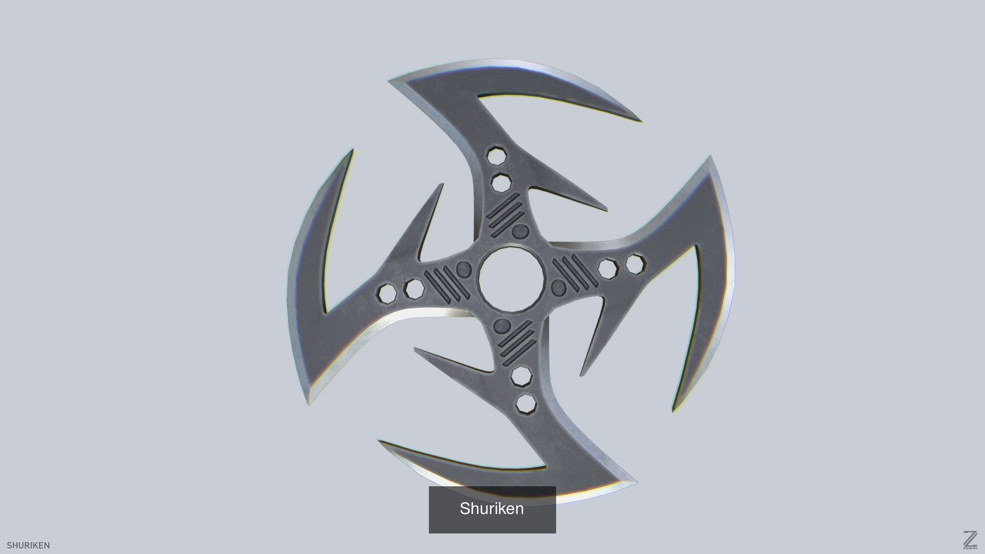 Shuriken collection VR / AR / low-poly | CGTrader