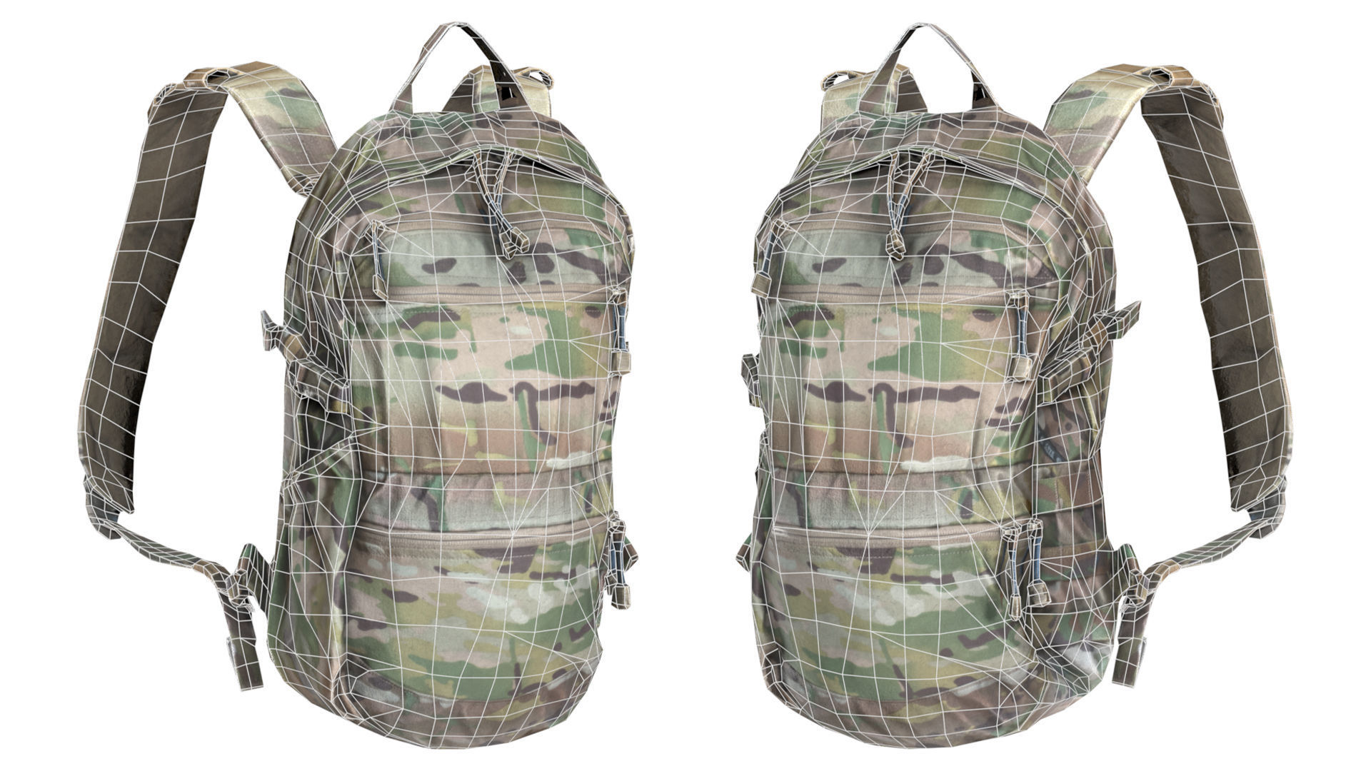 3D model AVS CRYE PRECISION BACKPACK VR / AR / low-poly | CGTrader