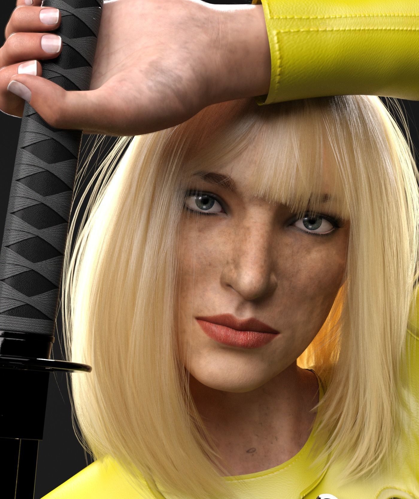 Uma Thurman HD for Genesis 8 Female 3D model rigged | CGTrader