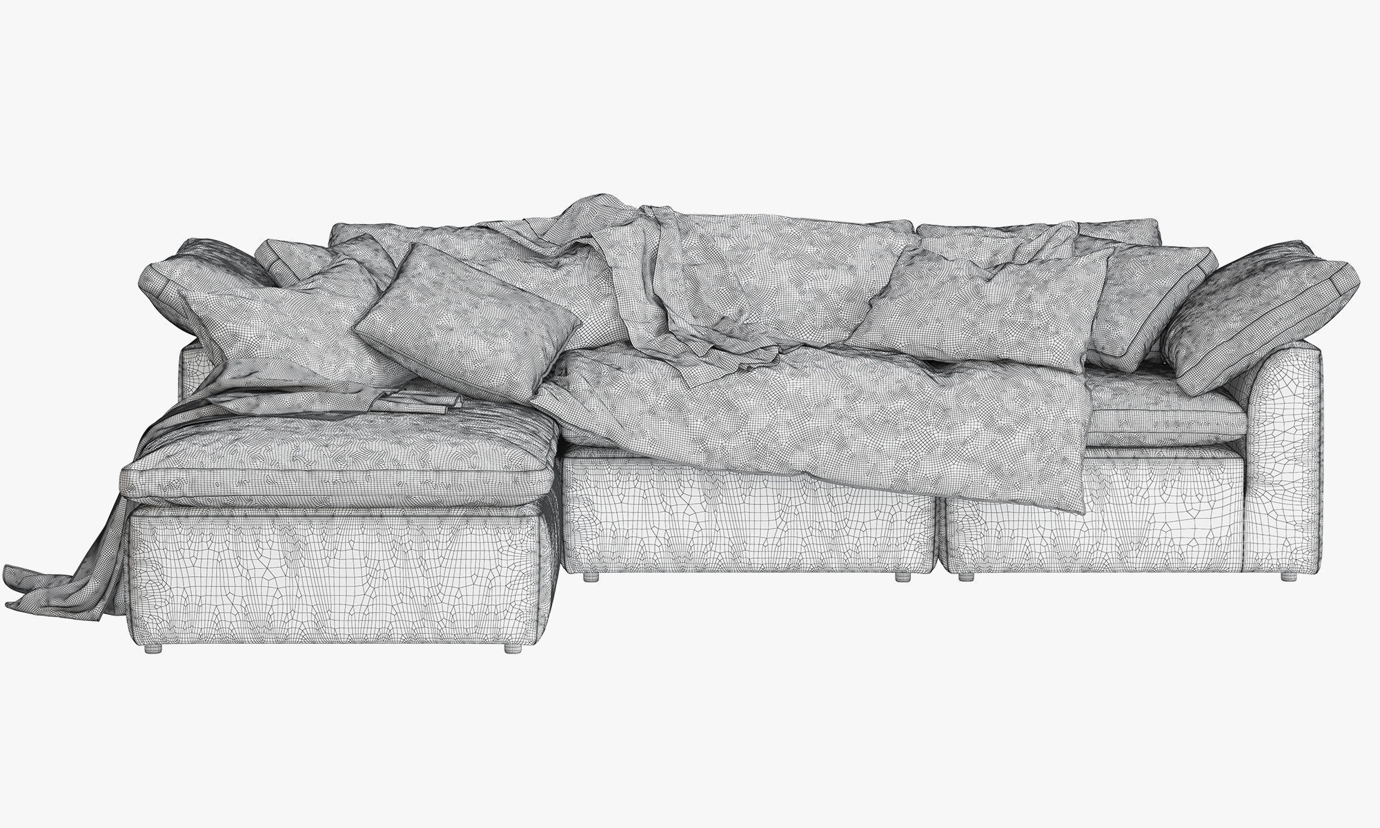 Joybird Bryant Modular Sectional 3D model | CGTrader