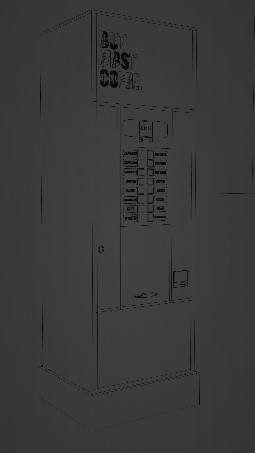 Coffe Vending Machine 3D model | CGTrader