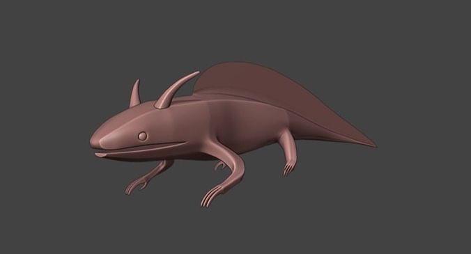 3D model Axolotl 3D model VR / AR / low-poly | CGTrader