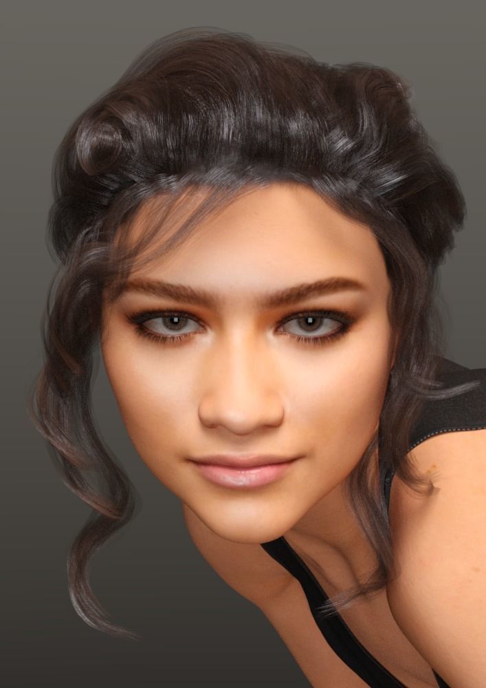 Zendaya for Genesis 8-1 Female 3D model rigged | CGTrader