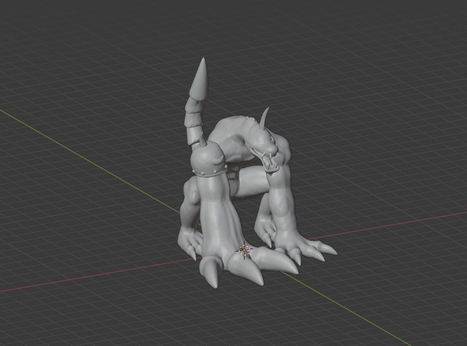 DIGIMON CYCLONEMON 3D model 3D printable | CGTrader