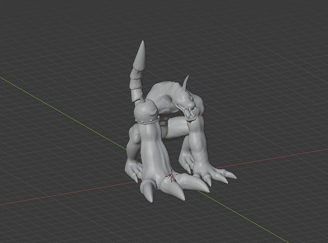 DIGIMON CYCLONEMON 3D model 3D printable | CGTrader