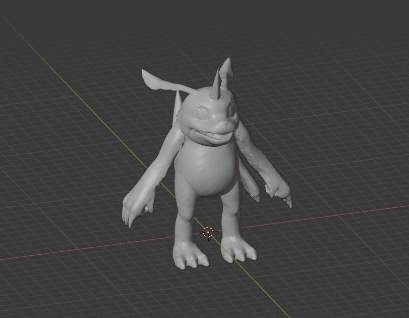 DIGIMON GABUMON 3D model 3D printable | CGTrader