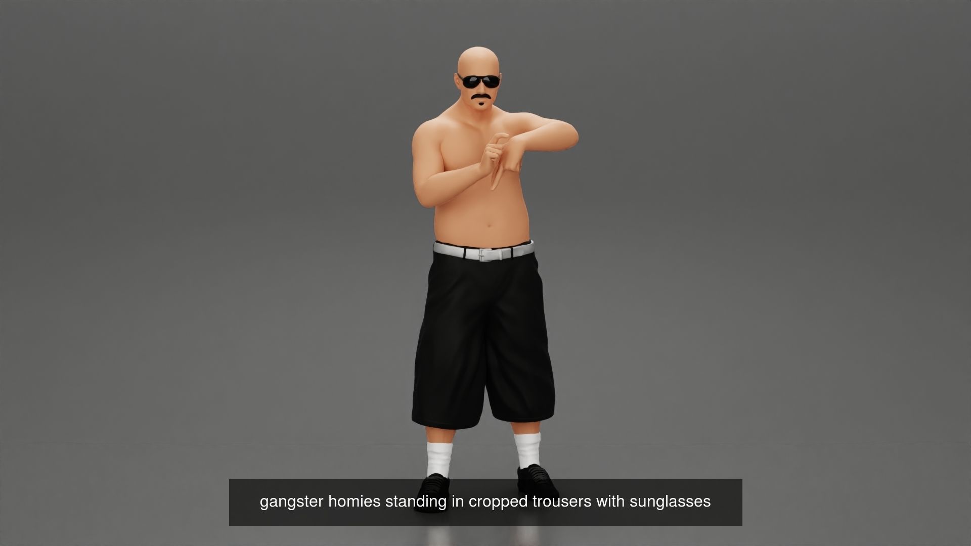 The 5 Gangster Homies Collection | CGTrader
