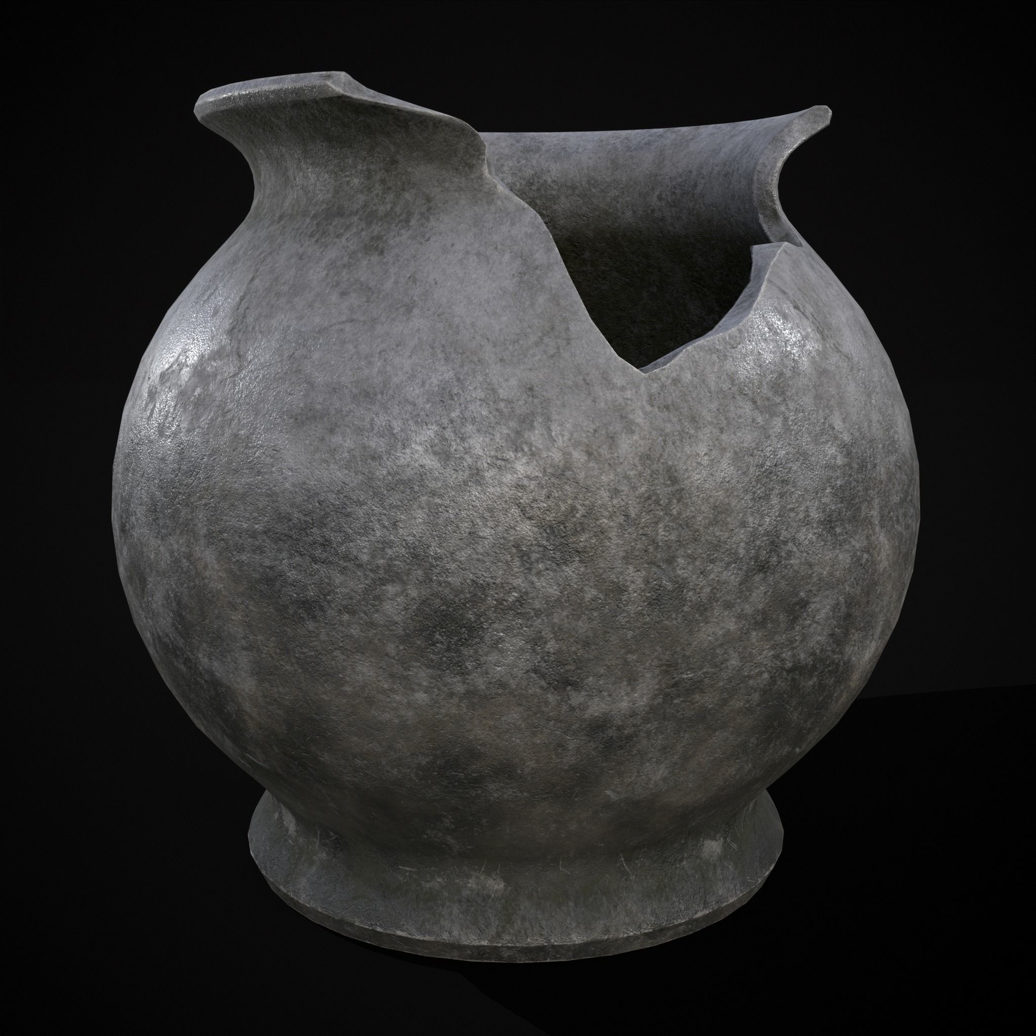 3D model Cracked Vase VR / AR / low-poly | CGTrader