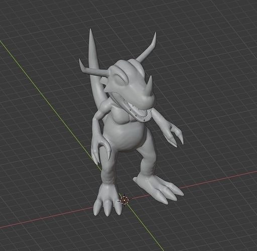 DIGIMON GREYMON 3D model 3D printable | CGTrader