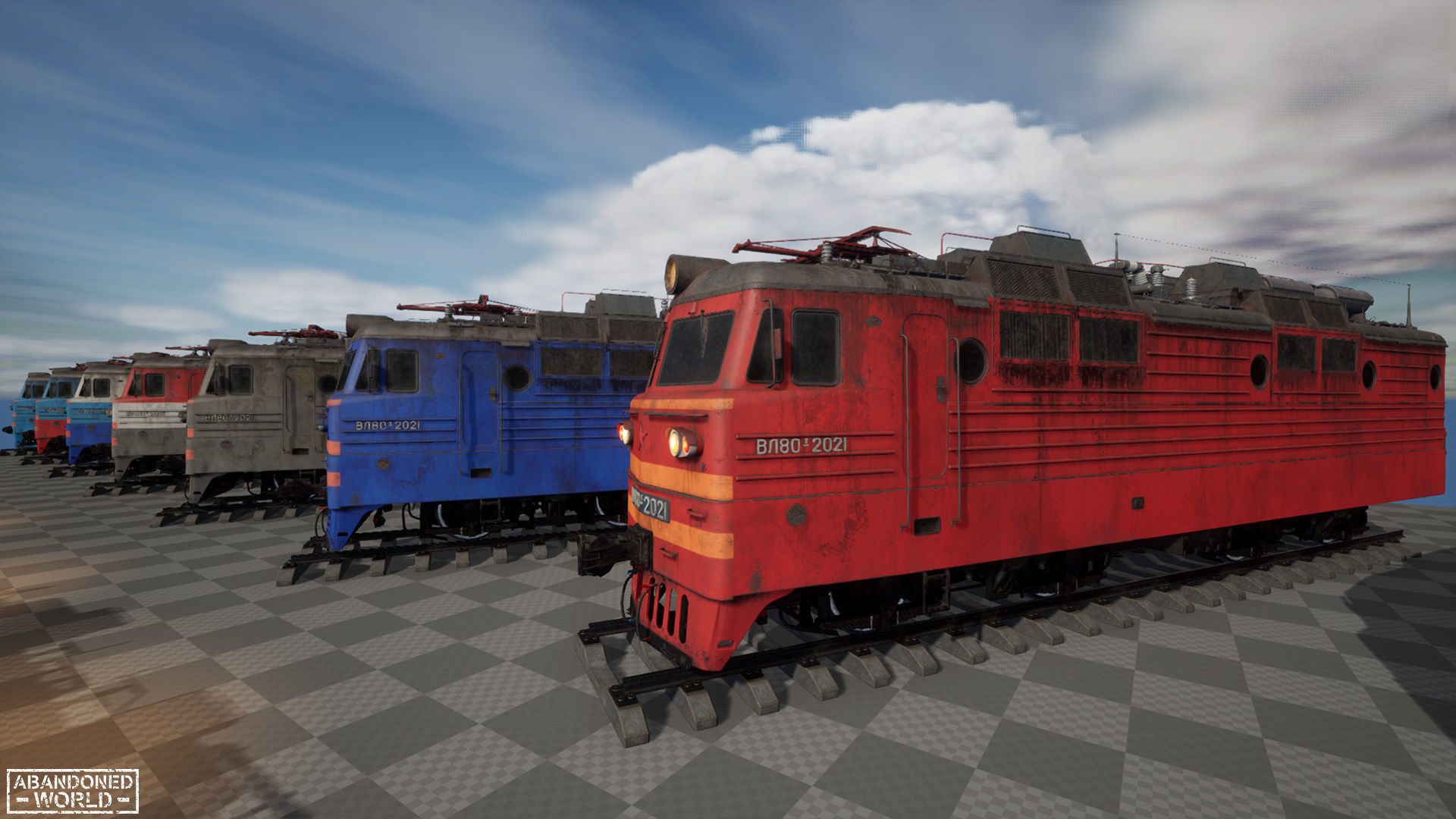 3D model Soviet Electric Locomotive for UE4 VR / AR / low-poly | CGTrader