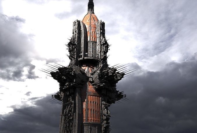 Sci Fi Fusion Emperor Elite Tower 3 3D model | CGTrader