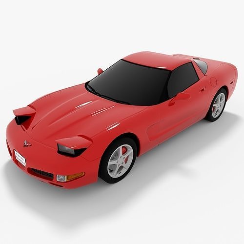 3D model Chevrolet Corvette C5 VR / AR / low-poly | CGTrader