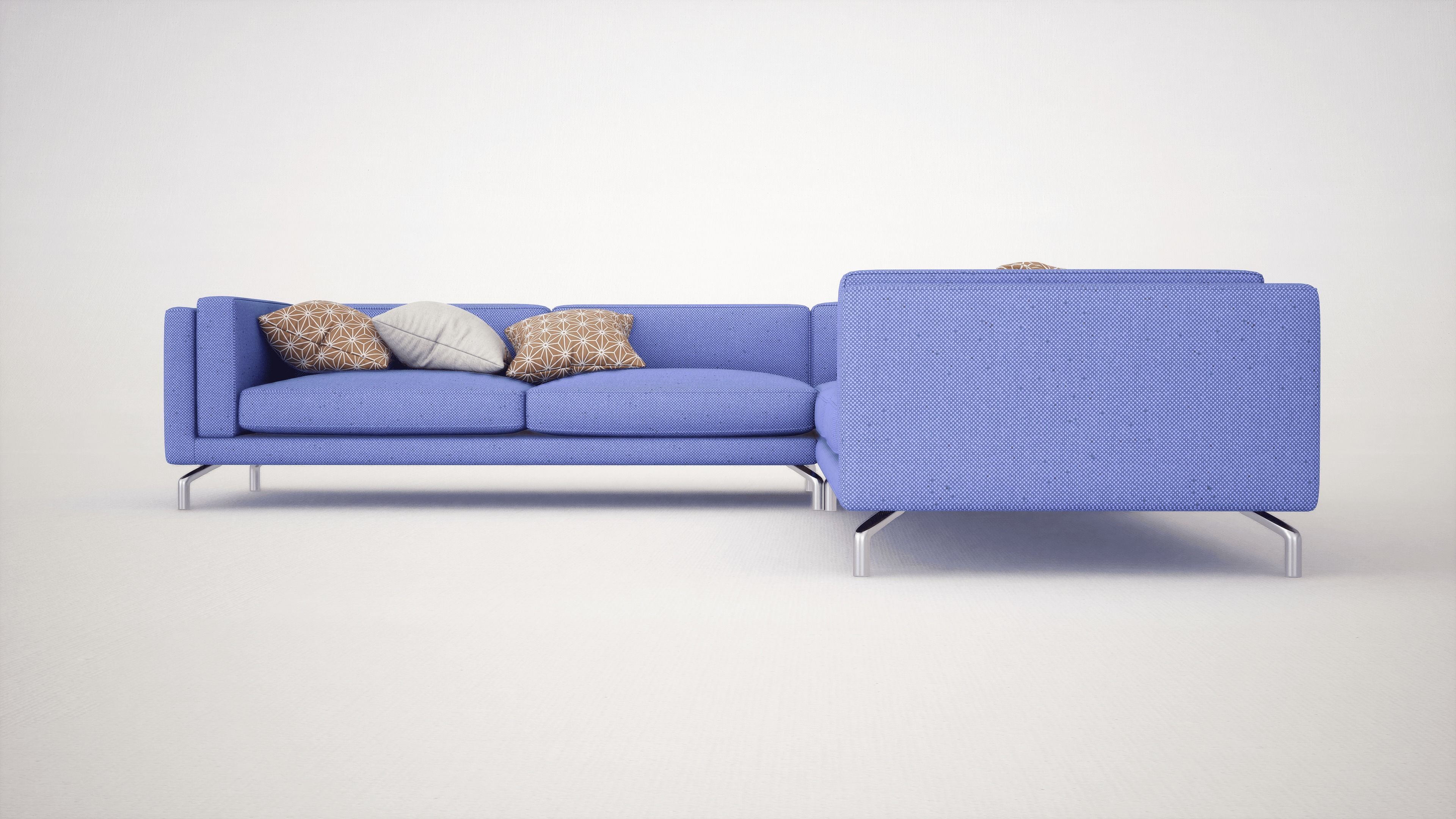 Como Corner Sectional sofa 3D model | CGTrader