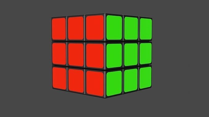 Rubiks cube 3D model | CGTrader
