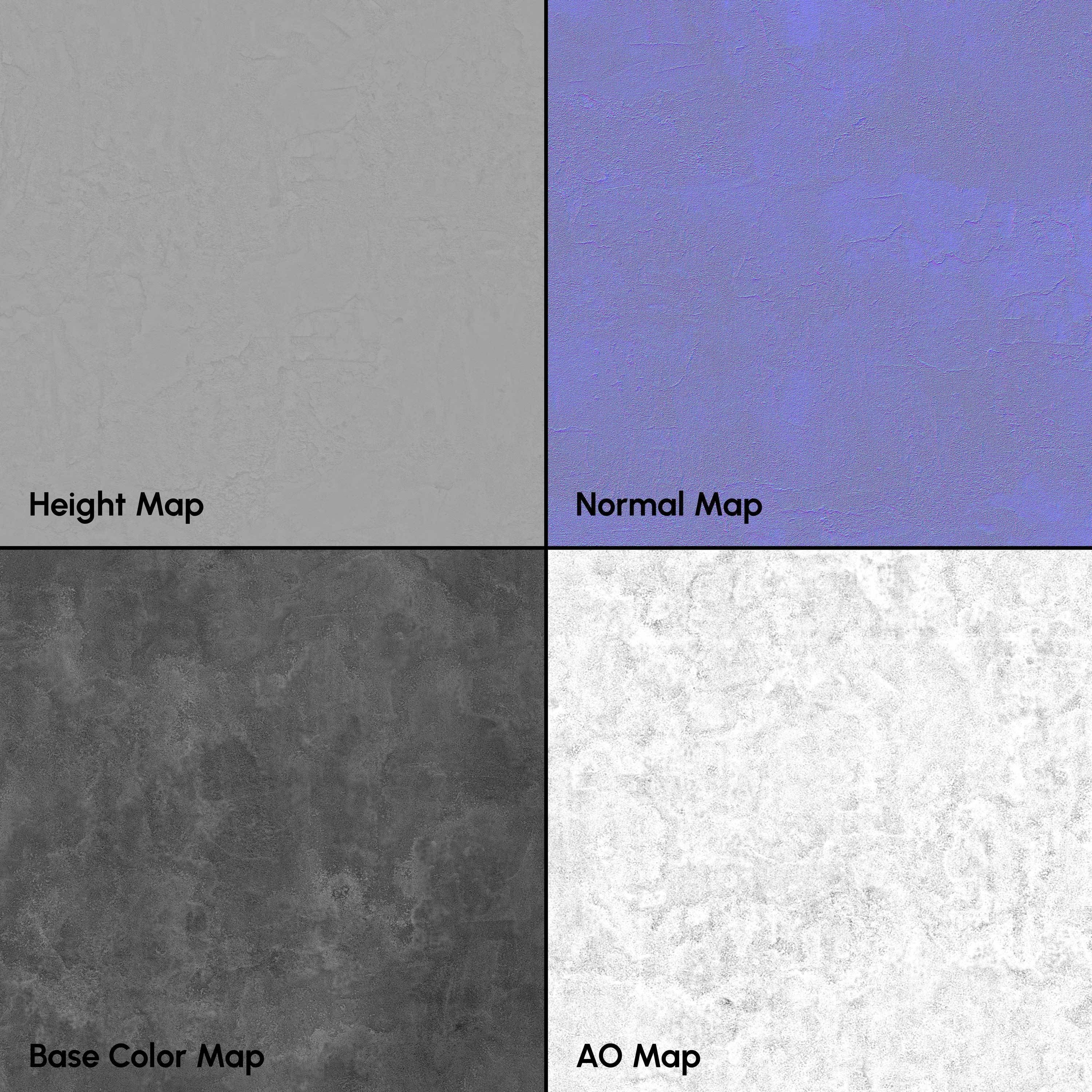 Popcorn Drywall Plaster-Seamless - Tileable-DrCG No 105 3D model | CGTrader