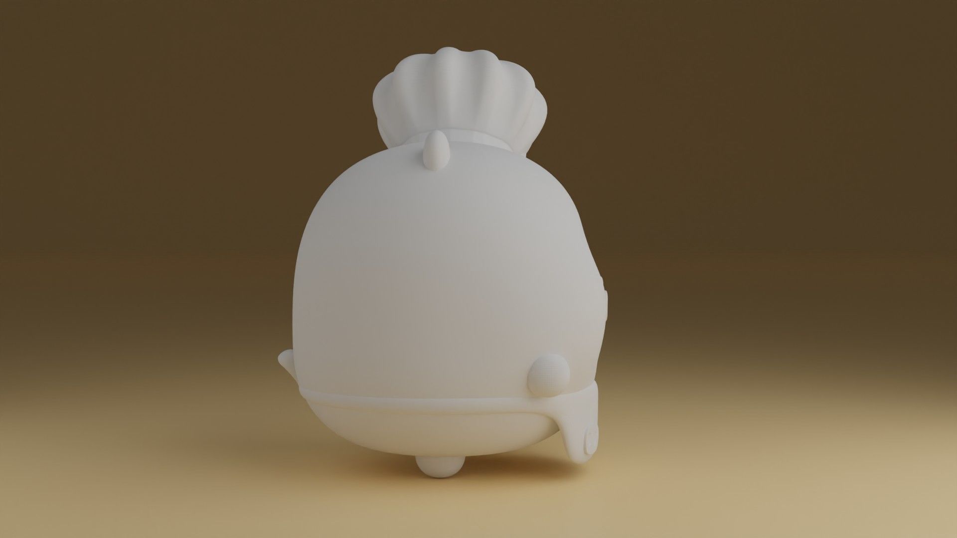 pig chef 3D model 3D printable | CGTrader