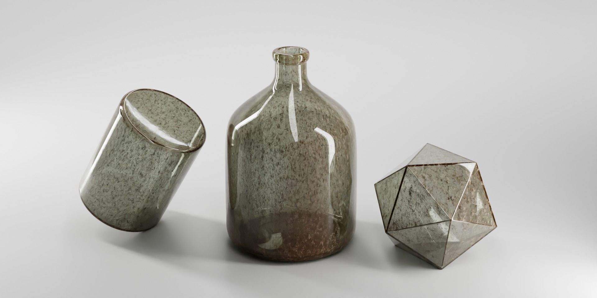 7 Pro Glass Procedural Shaders Vol01 in Blender 3D model | CGTrader