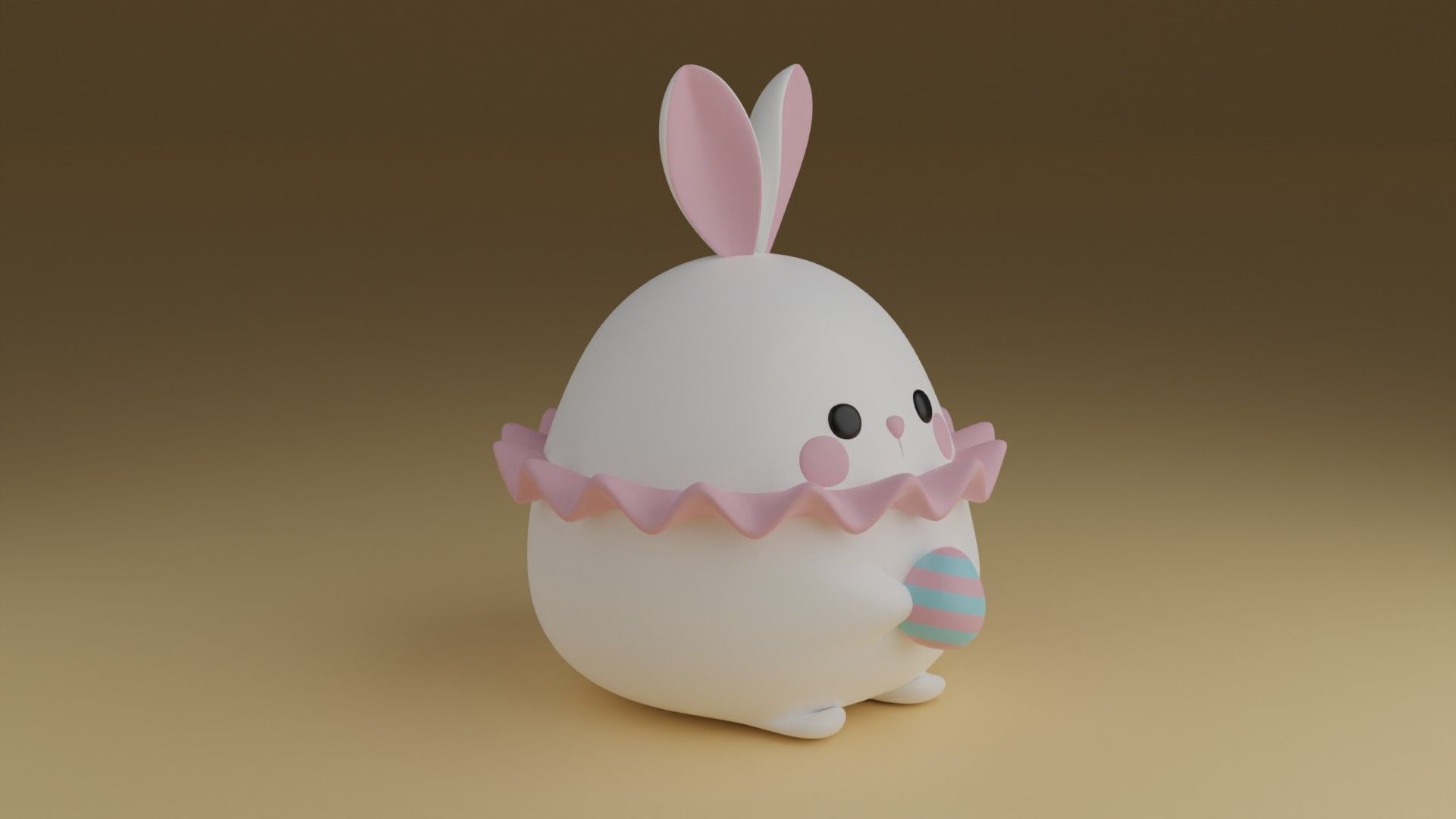 rabbit 3D model 3D printable | CGTrader