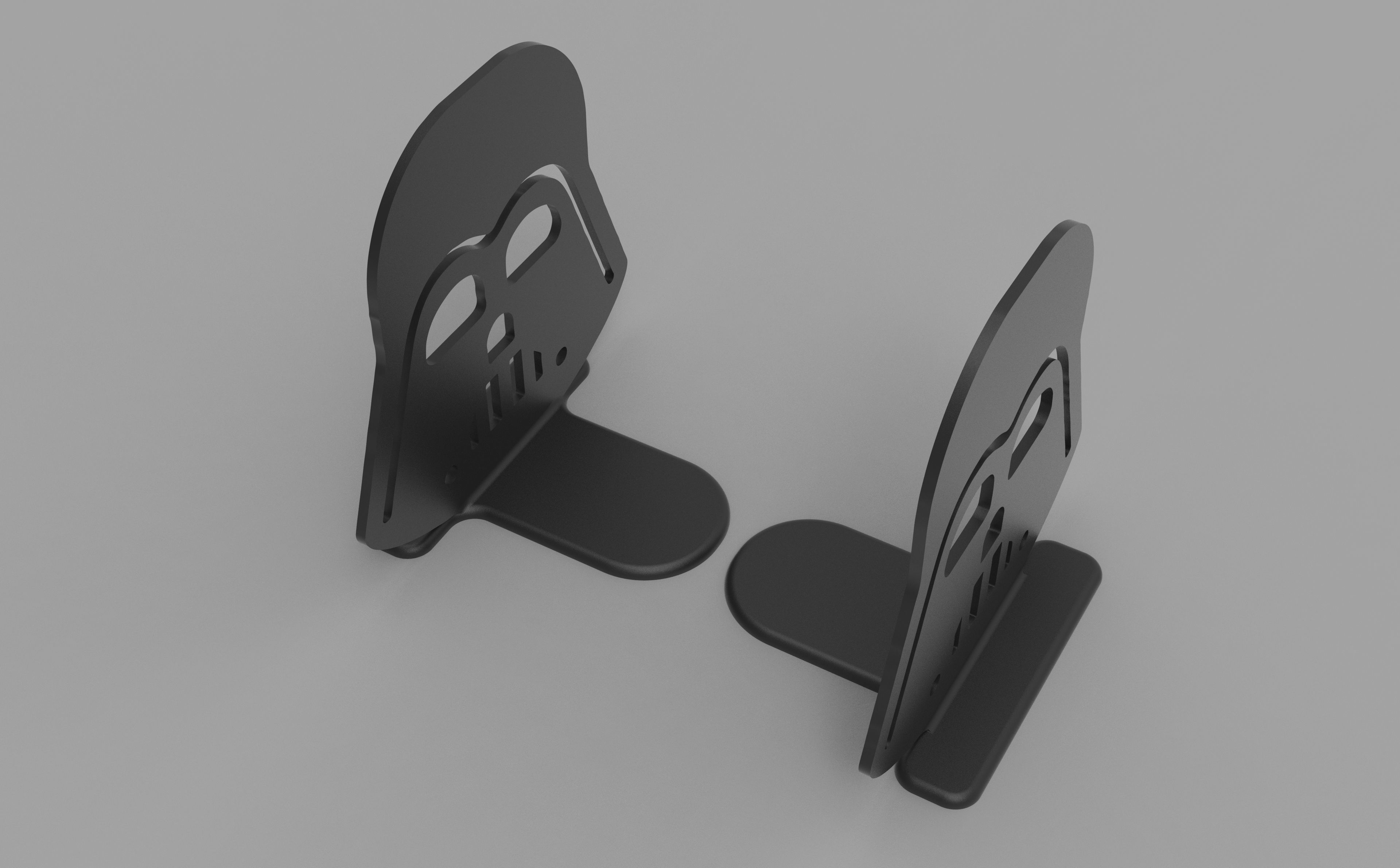 darth vader book ends 3D model 3D printable | CGTrader