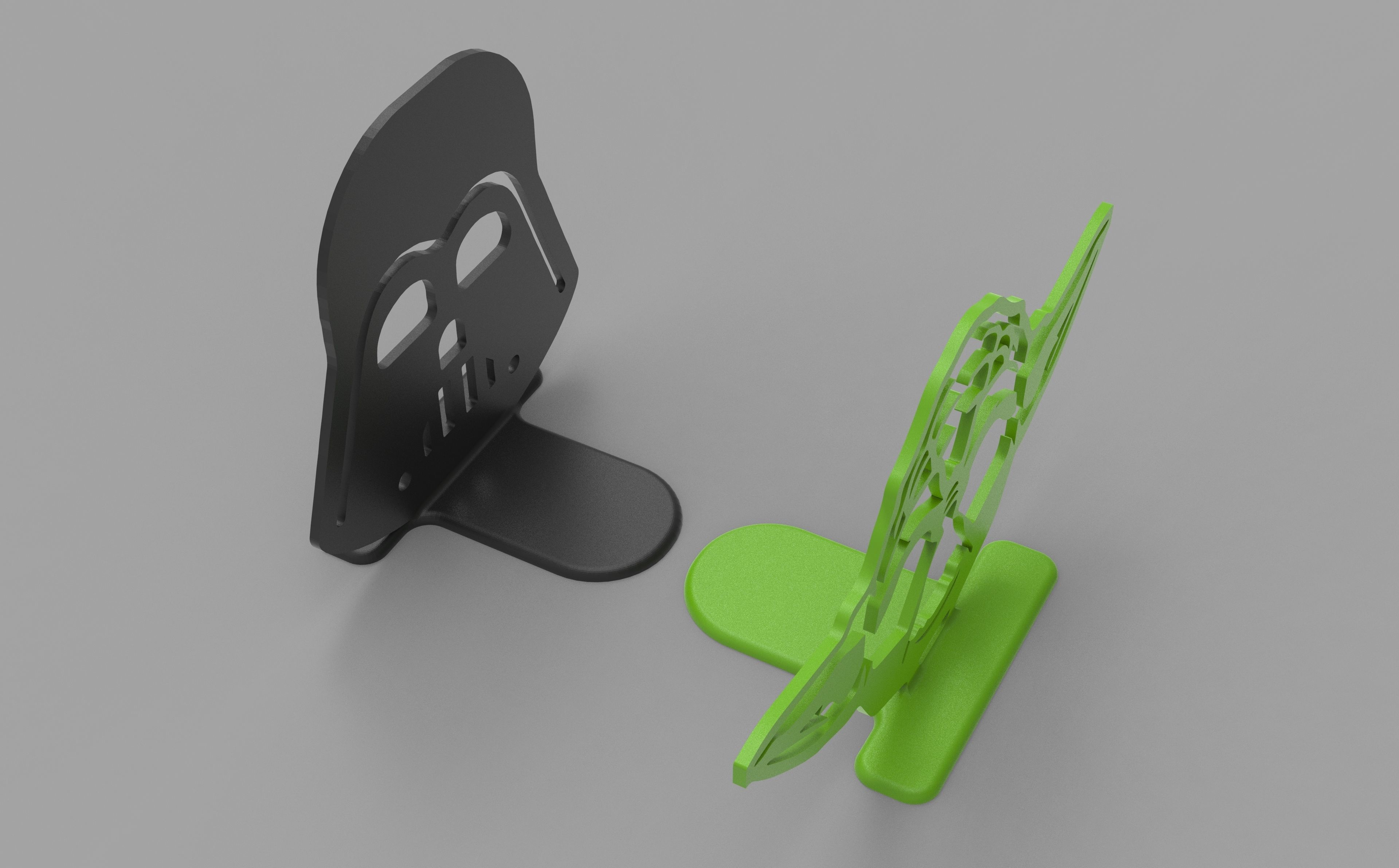 darth vader and yoda book ends 3D model 3D printable | CGTrader