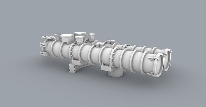 PM Type 53 Torpedo Tubes 3D model 3D printable | CGTrader