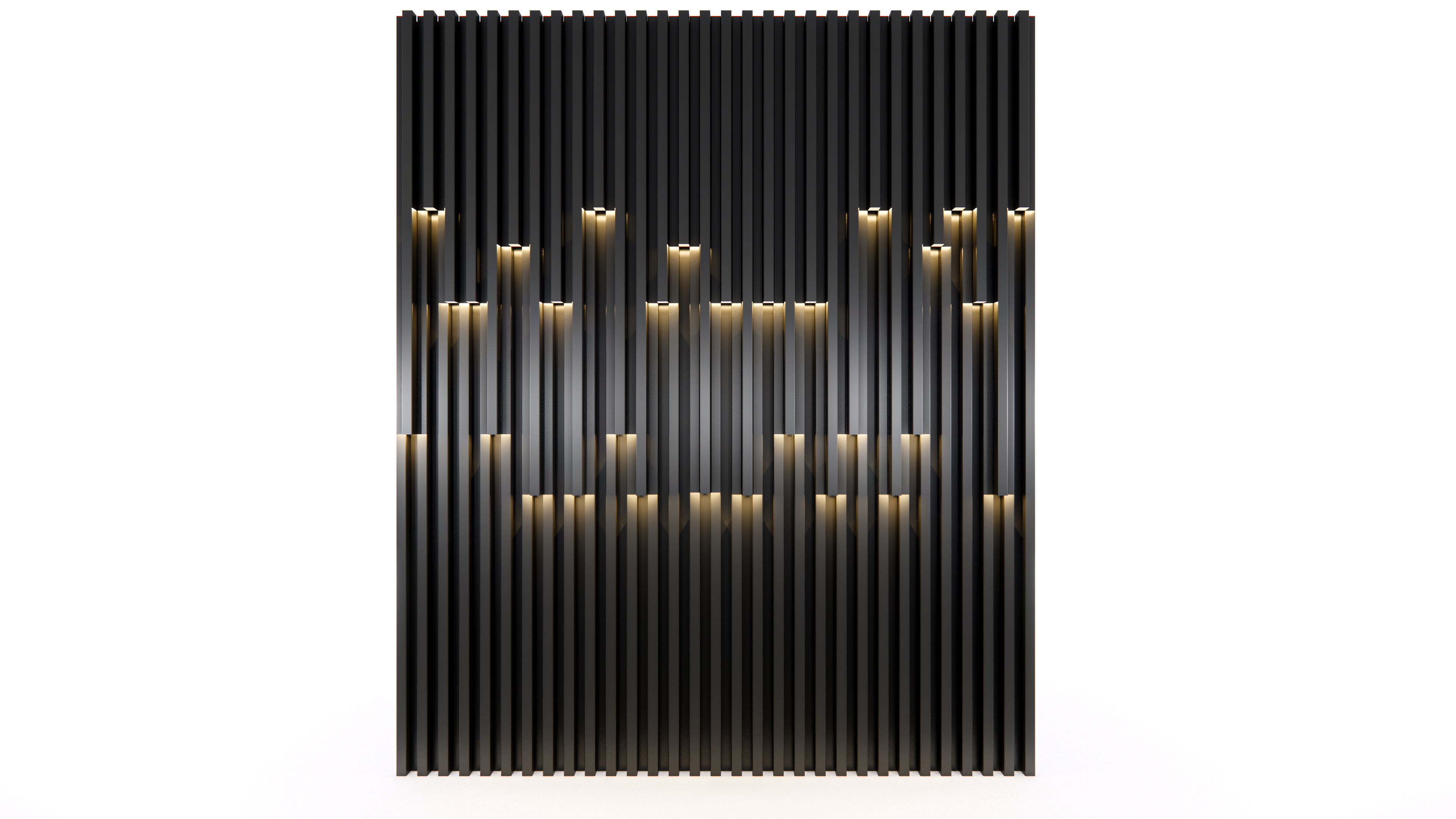 Wall decorative light 3d panel 3D model | CGTrader