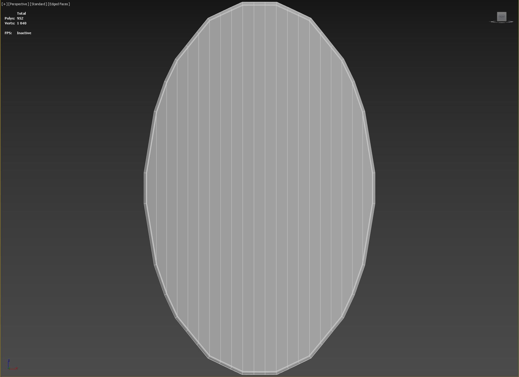 3D model Slavic ellipse leather shield-base VR / AR / low-poly | CGTrader