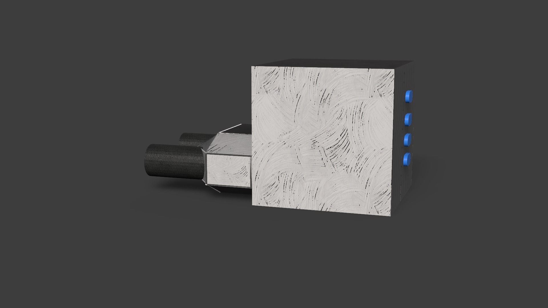 3D model Futuristic Charger 4x usb-c VR / AR / low-poly | CGTrader