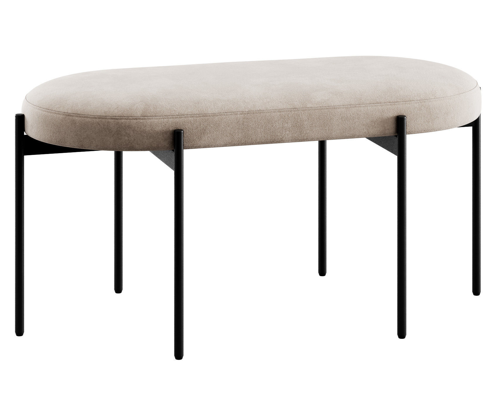 Caillou bench and ottoman By Liu Jo Living 3D model | CGTrader