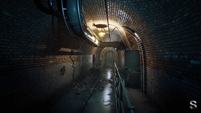 3D model Sewerage VR / AR / low-poly | CGTrader