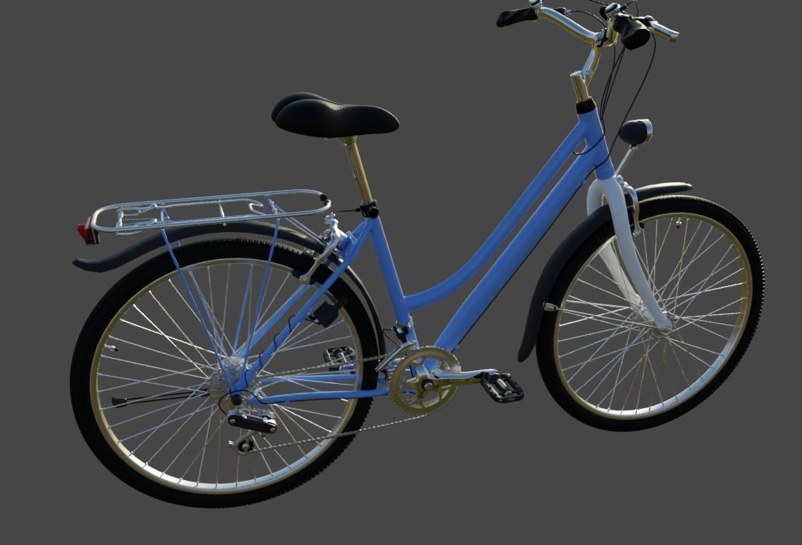 Generic Bike 3D model rigged | CGTrader