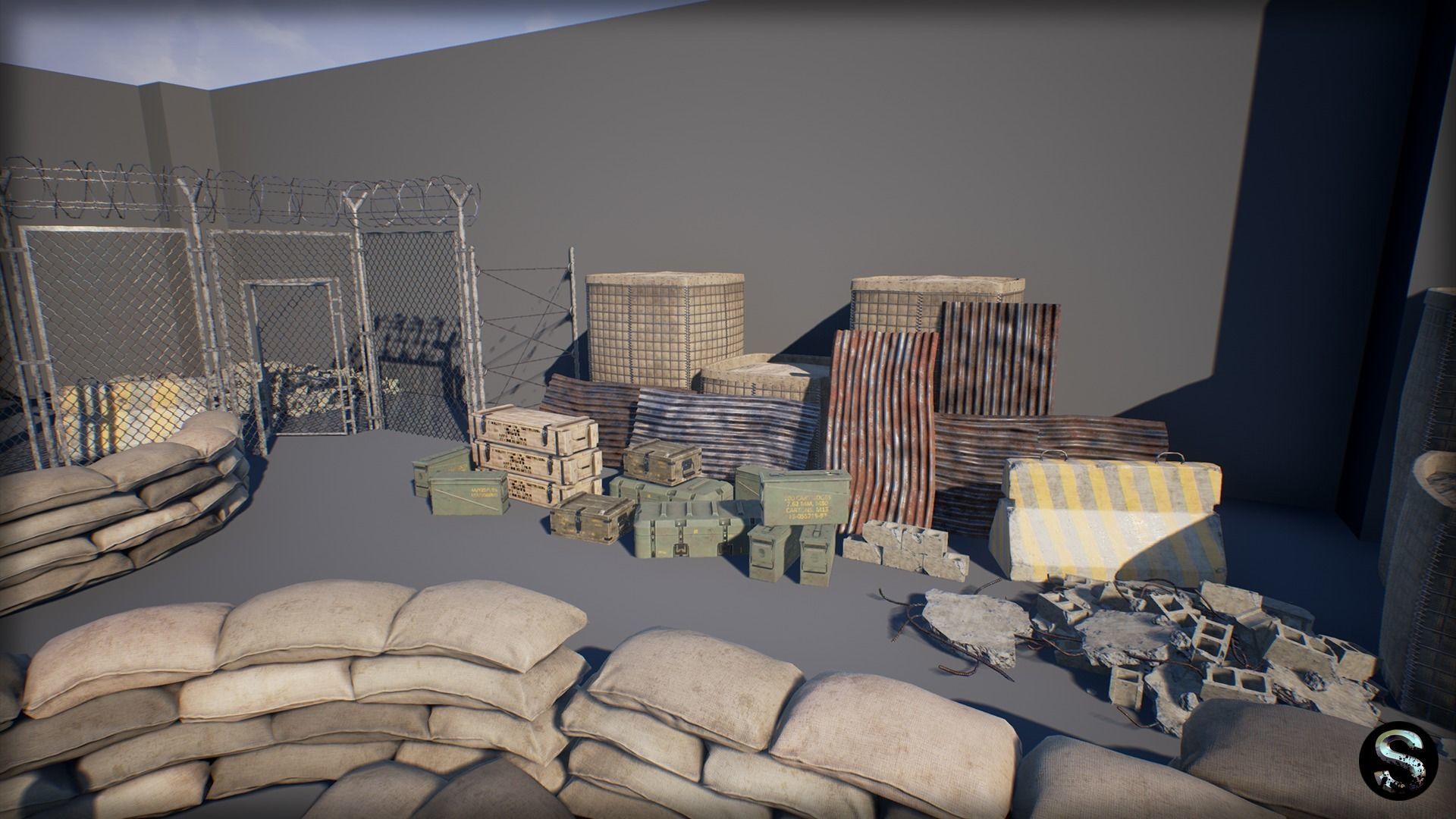 3D model Military Props VR / AR / low-poly | CGTrader