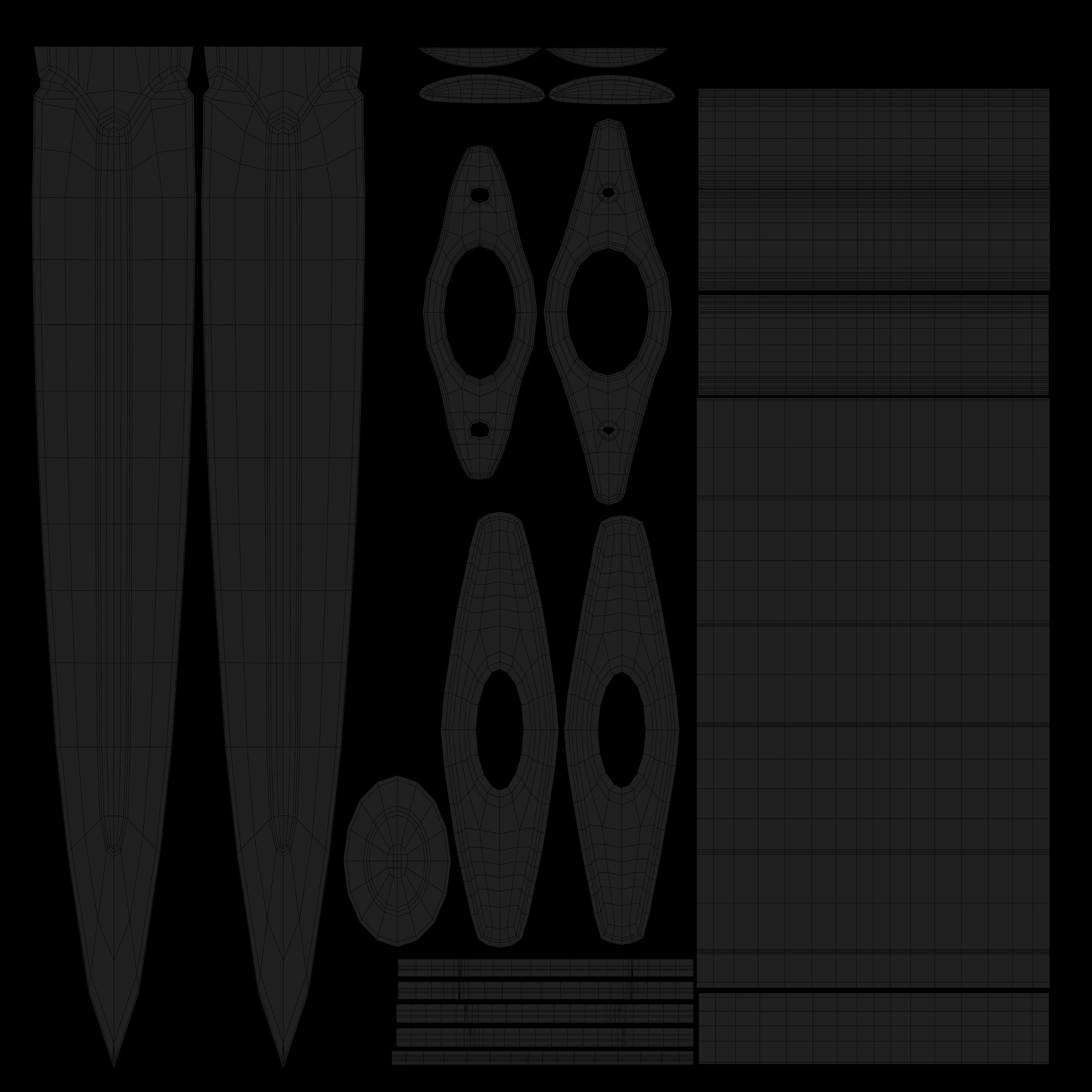 3D model Dagger Sword Blade Cinematic VR / AR / low-poly | CGTrader