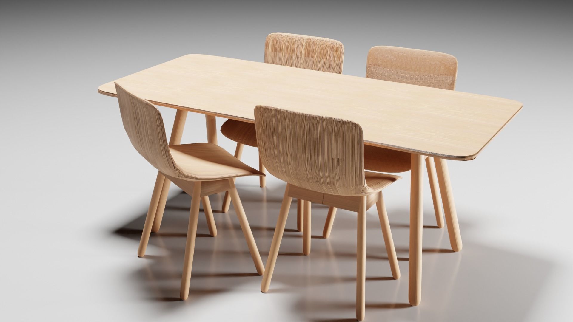Table Chair 3D model | CGTrader