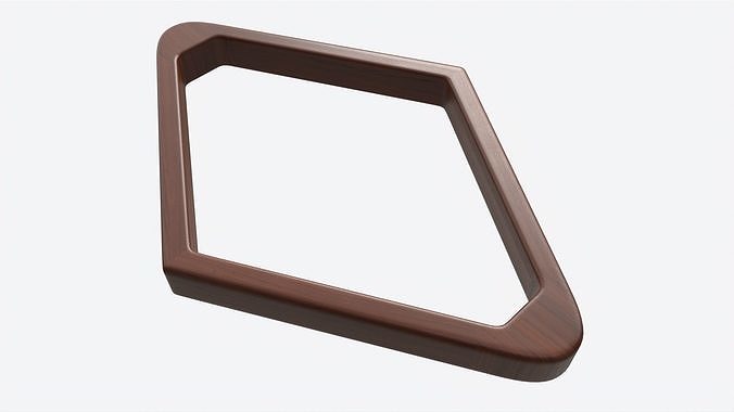 Billiard Pool Wood 8 Ball Rack 3D model | CGTrader